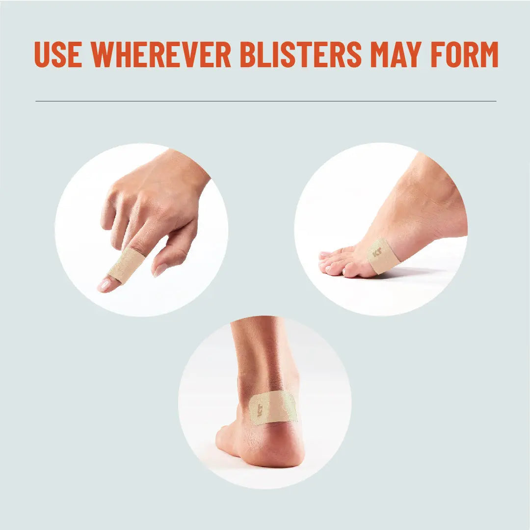 KT Health Blister Prevention Tape - Athletic Tape for Blisters – KT Tape NZ